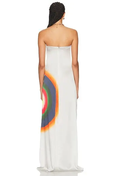 Silvia Tcherassi Bahiana Maxi Dress - Silver Sun