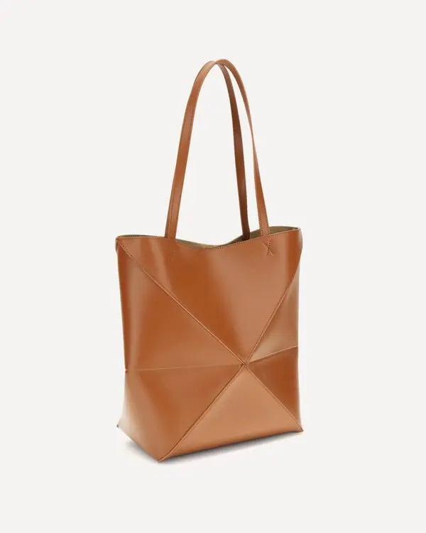 Loewe Puzzle Fold Tote Bag In Smooth Leather