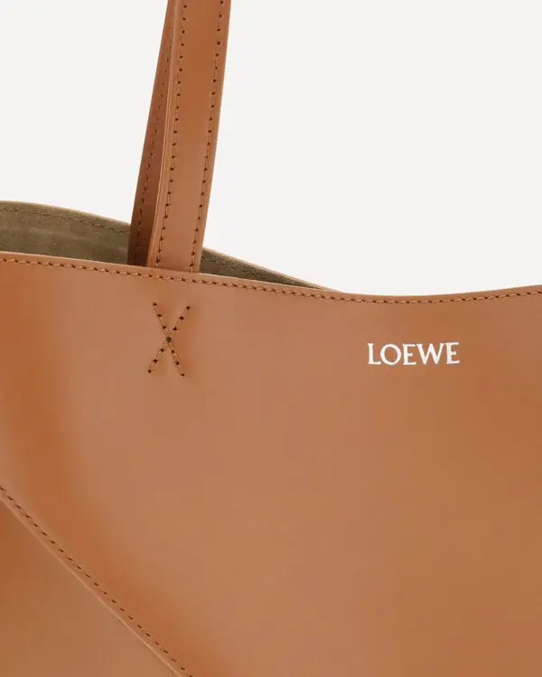 Loewe Puzzle Fold Tote Bag In Smooth Leather