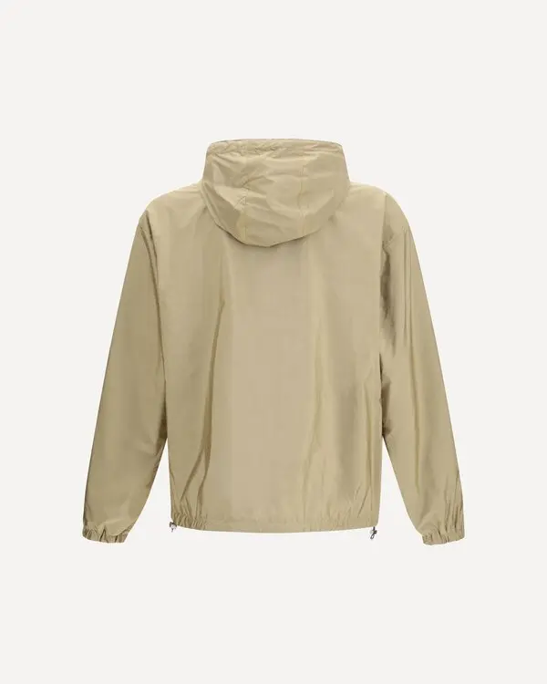 Prada Reversible Re-nylon Down Jacket With Hood - Beige