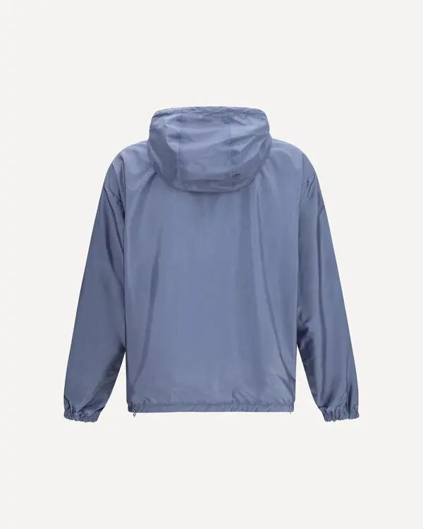 Prada Reversible Re-nylon Down Jacket With Hood - Beige