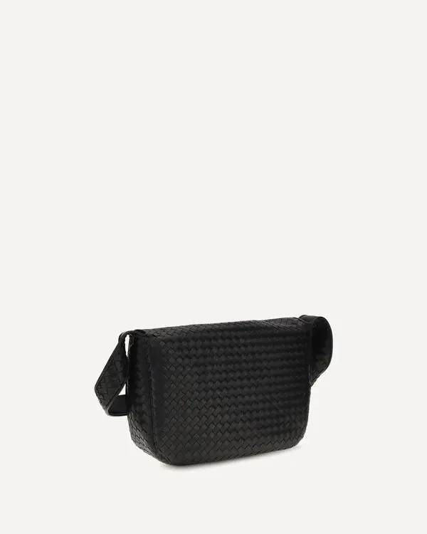 Bottega Veneta Large Veneto Shoulder Bag - Black