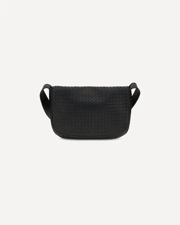 Bottega Veneta Large Veneto Shoulder Bag - Black