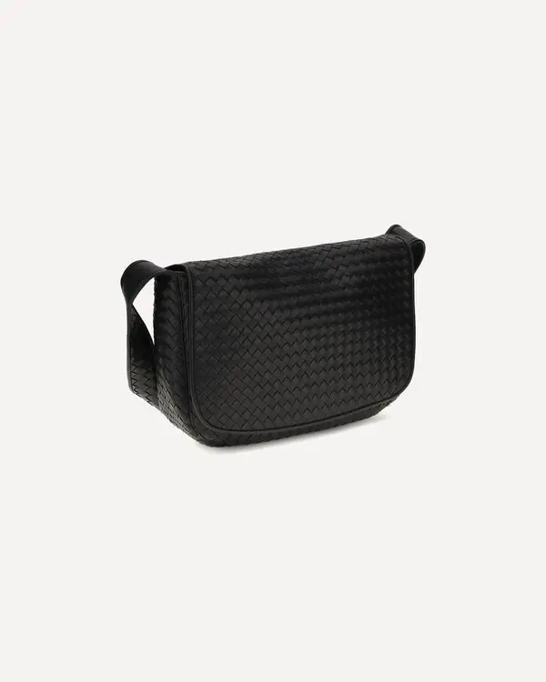Bottega Veneta Large Veneto Shoulder Bag - Black