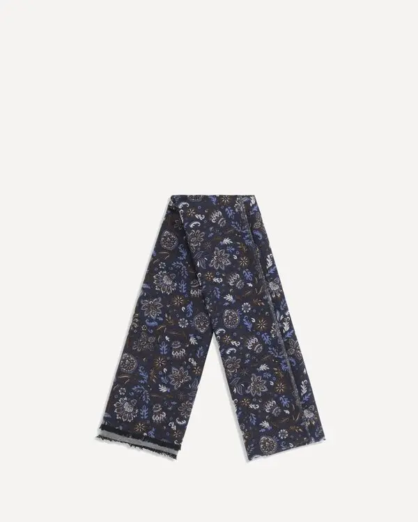 Kiton Paisley Patterned Scarf