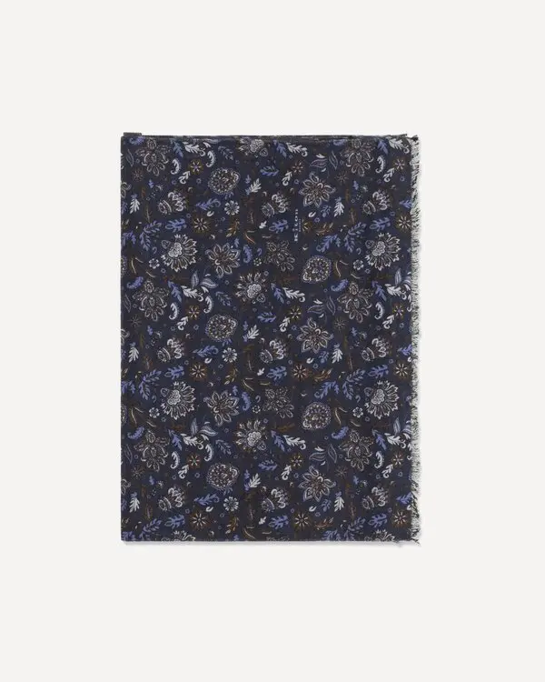 Kiton Paisley Patterned Scarf