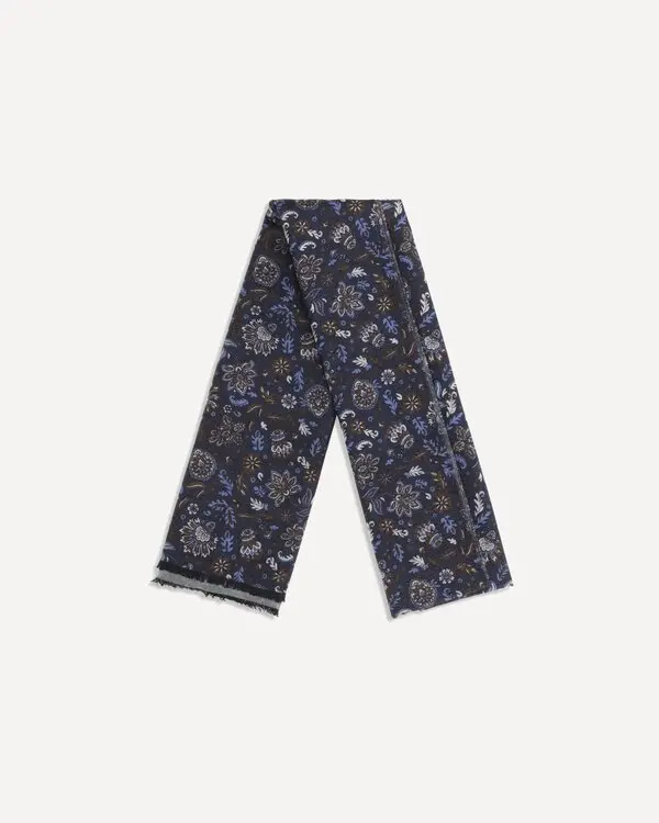 Kiton Paisley Patterned Scarf