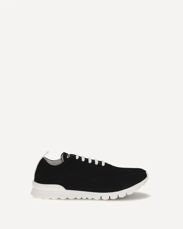 Kiton Fabric Sneakers - Black