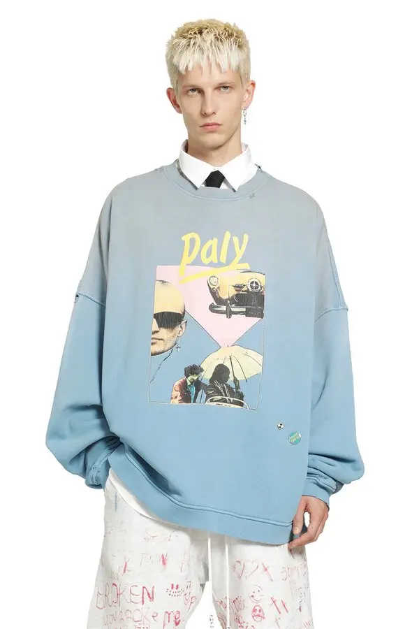 PALY HOLLYWOOD Still Life Crewneck Sweater