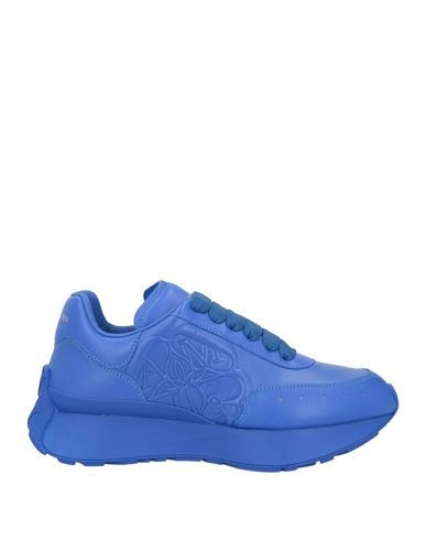 Alexander McQueen Bright Soft Leather Sneakers - Bright Blue