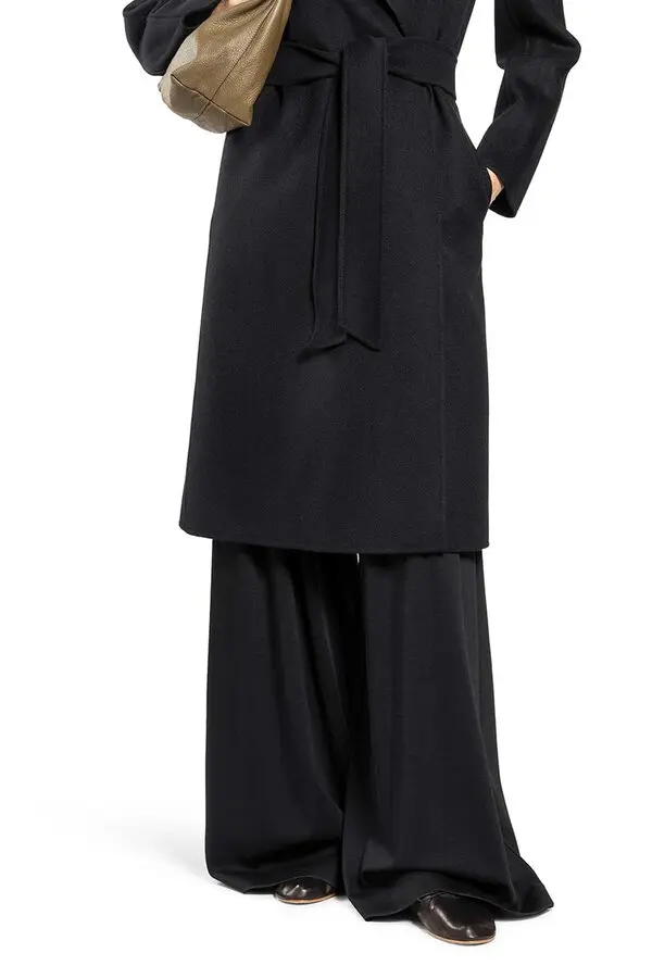 Max Mara Wool Interlock Jersey Wide-leg Trousers