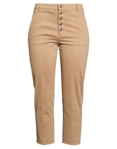 DONDUP Cotton Elastane Tapered Pants - Camel