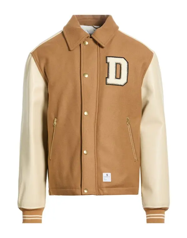 DEPARTMENT 5 Wool And Polyamide Varsity Jacket - Beige
