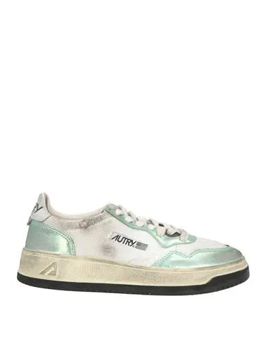 AUTRY Low-top Leather And Textile Sneakers - Green