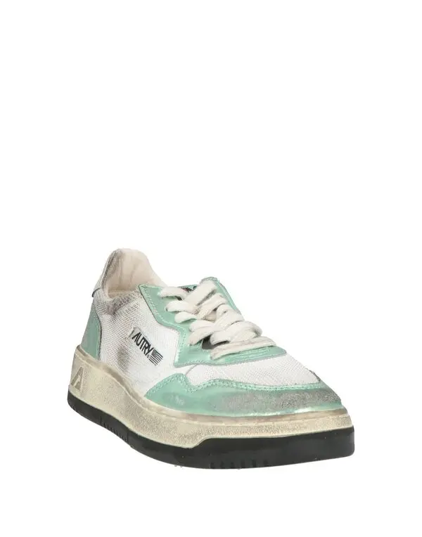 AUTRY Low-top Leather And Textile Sneakers - Green