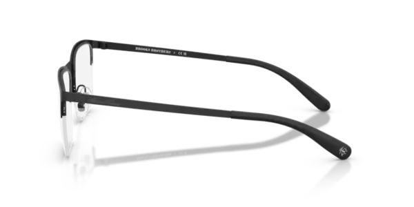 Brooks Brothers Semi-rimless Rectangular Eyeglasses - Black