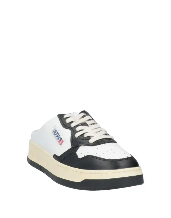 AUTRY Two-tone Leather Sneakers - Black