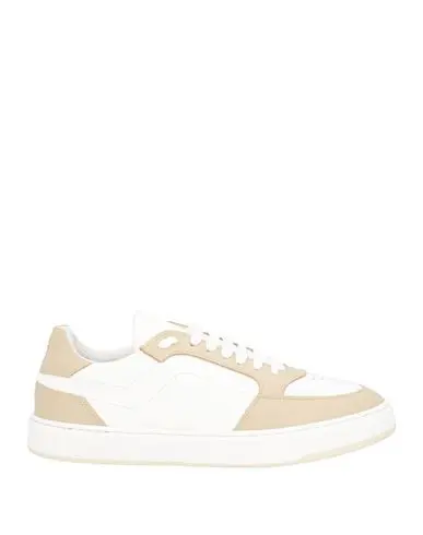 LIU •JO MAN Low-top Leather Sneakers - Beige