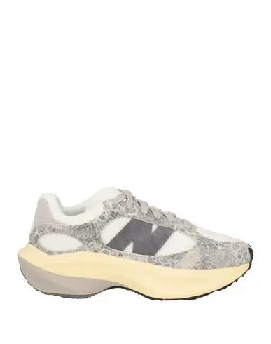 NEW BALANCE Chunky Leather & Textile Sneakers - Grey