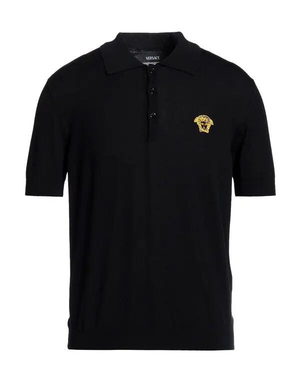 Versace Polo Shirt Size Viscose, Cotton, Polyester