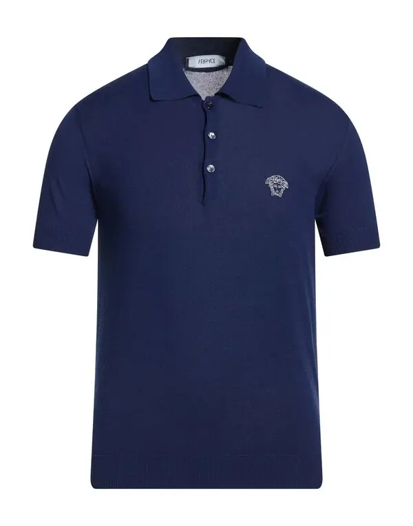 Versace Polo Shirt Size Viscose, Cotton, Polyester
