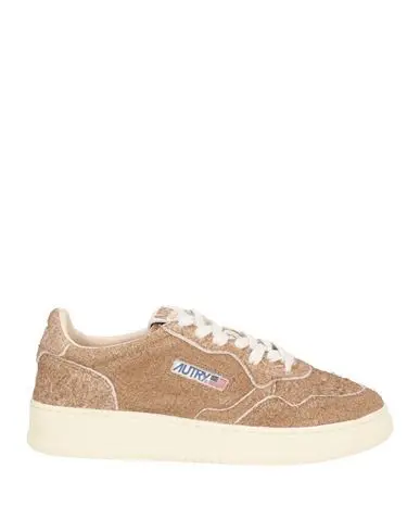 AUTRY Low Top Sneakers In Suede - Beige