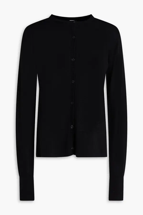 TOTEME Lyocell-blend Cardigan - Black