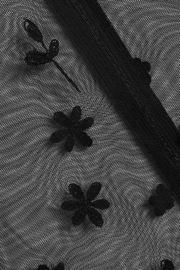 TOTEME Embroidered Tulle Blouse