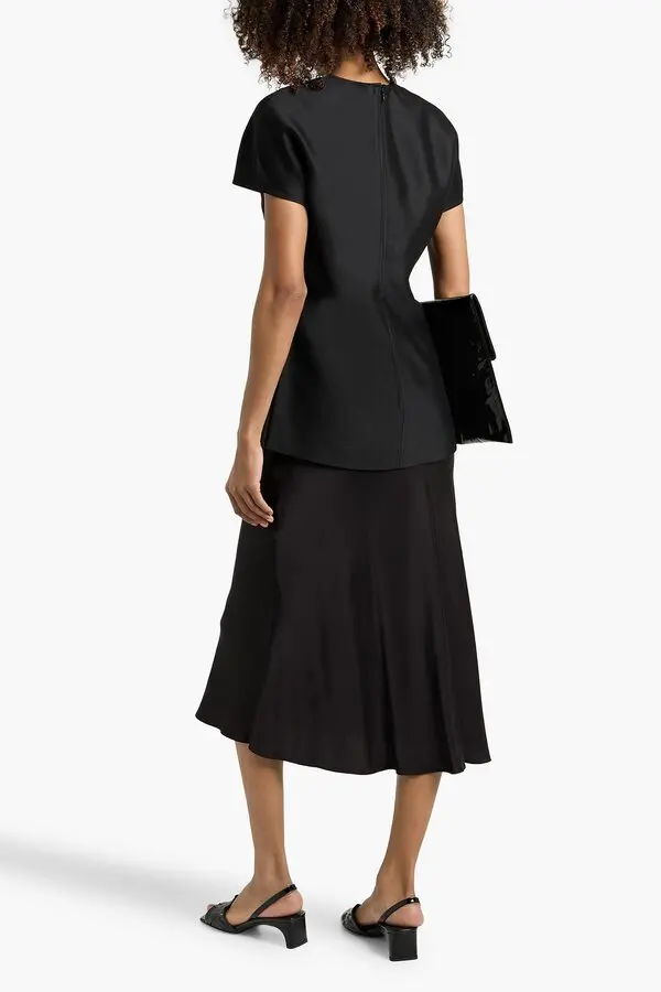 TOTEME Wool And Silk-blend Top