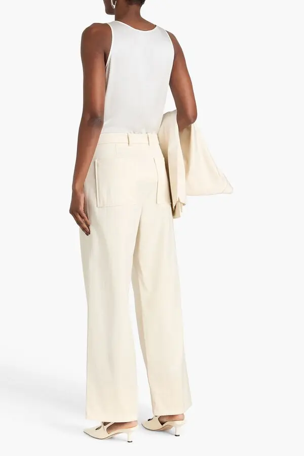 TOTEME Satin Straight-leg Pants