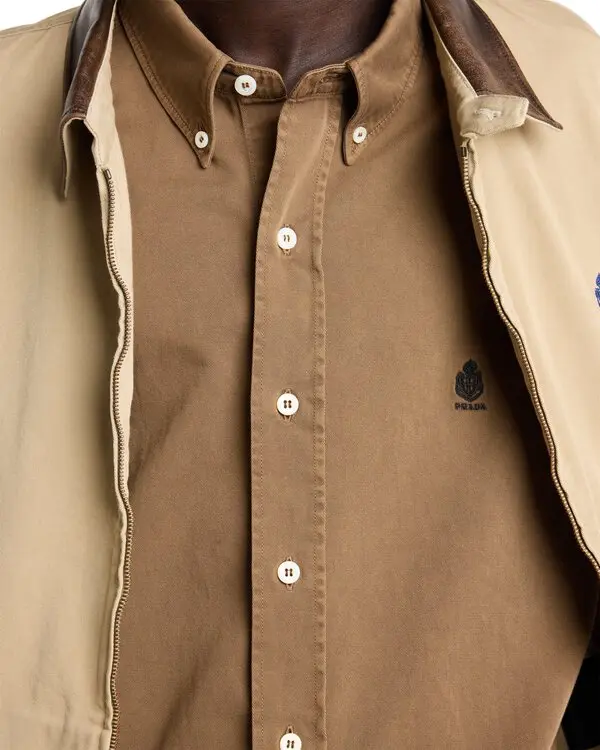 Prada Cotton Shirt - Coffee