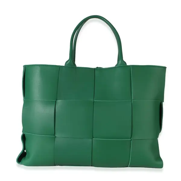Bottega Veneta Racing Nappa Maxi Intrecciato Arco Tote - Green