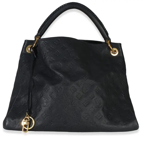 LOUIS VUITTON Artsy Mm Monogram Empreinte Leather Bag - Blue