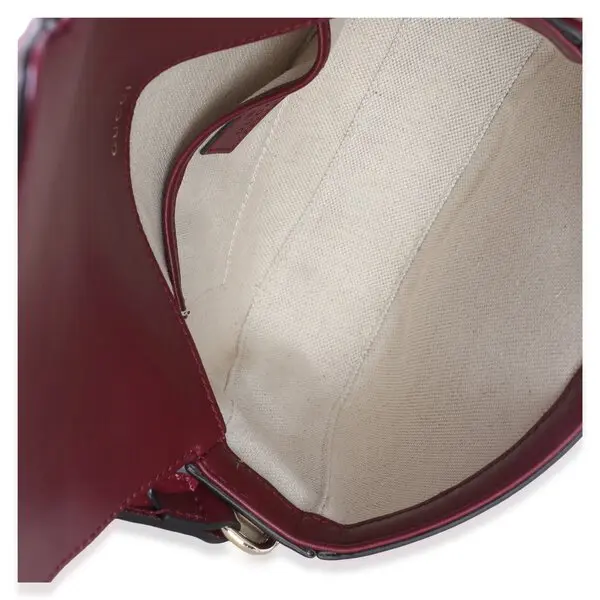 Gucci Soft Calfskin Horsebit 1955 Shoulder Bag - Red