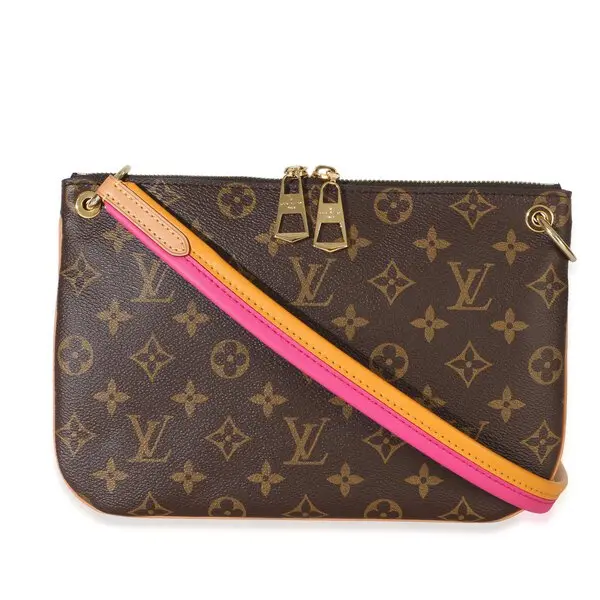 LOUIS VUITTON Monogram Canvas Lorette Crossbody Bag - Brown