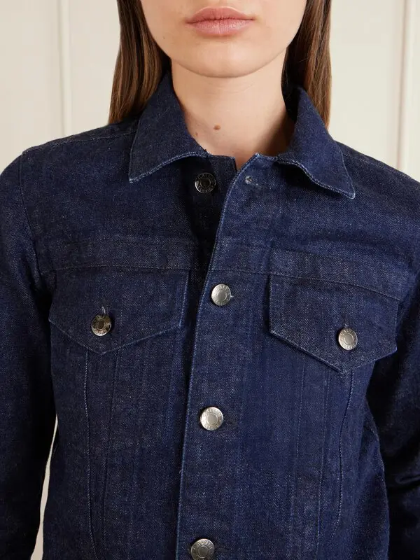 Calvin Klein Lynette Wool-blend Denim Jacket