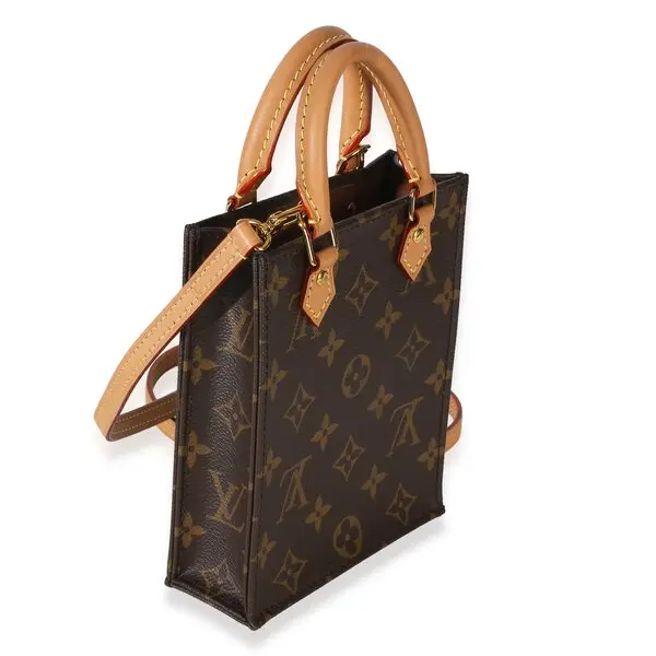 LOUIS VUITTON Monogram Canvas Petit Sac Plat