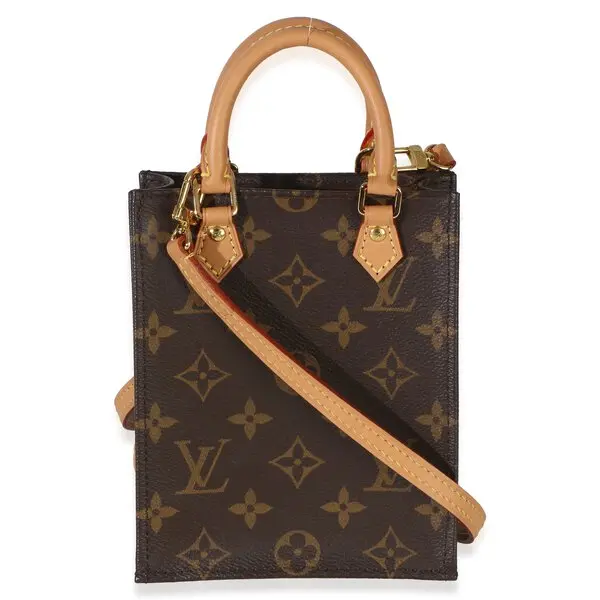 LOUIS VUITTON Monogram Canvas Petit Sac Plat