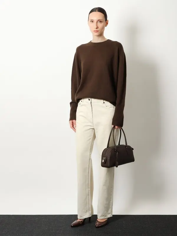 THE ROW Odelle Cashmere Sweater - Brown