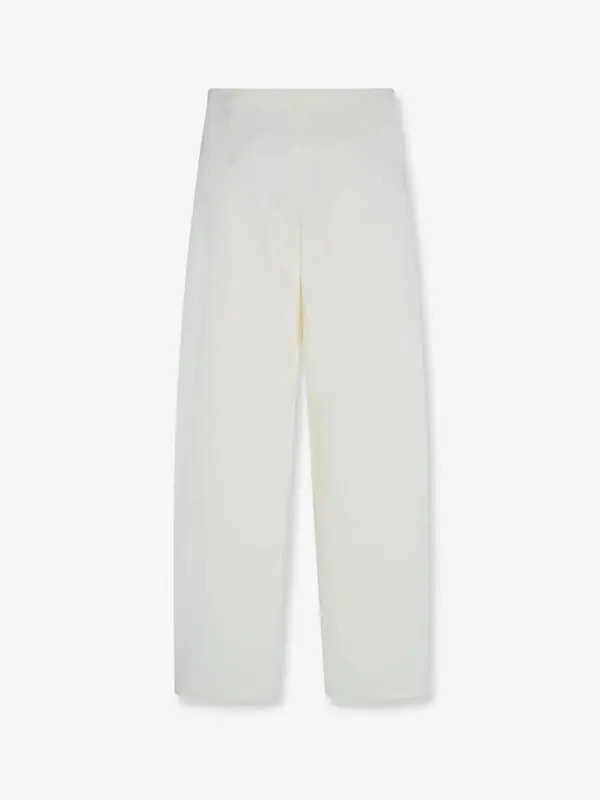 THE ROW Galileo Cotton And Silk Trousers - Beige