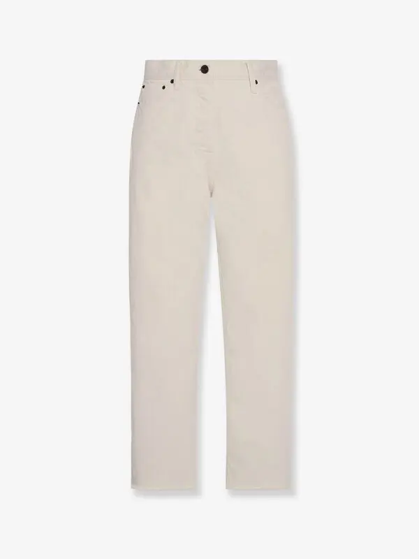 THE ROW Fortino Organic Cotton Trousers