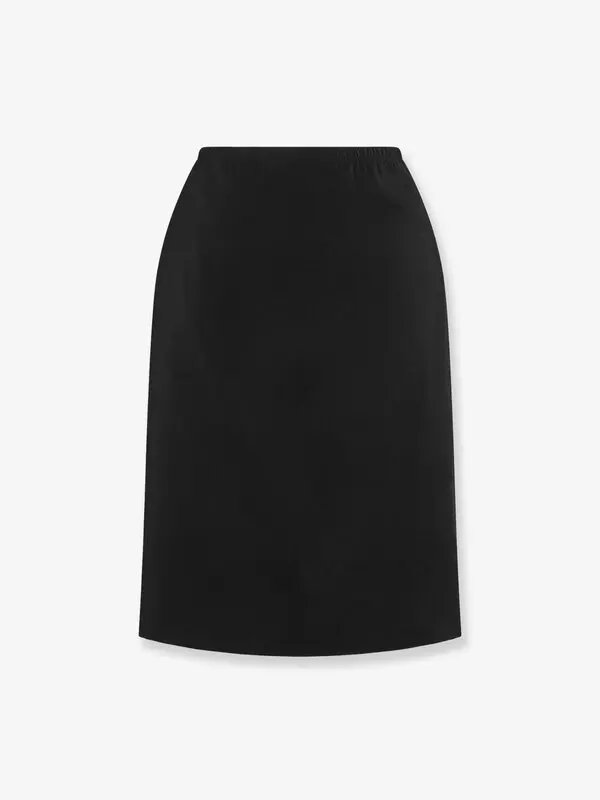 THE ROW Ivera Stretch Silk Skirt