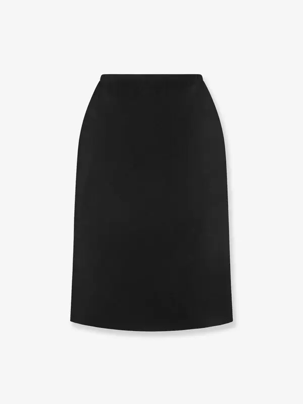THE ROW Ivera Stretch Silk Skirt