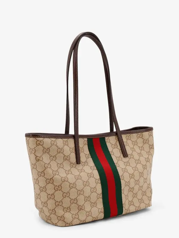 Gucci Gg Fabric Shopping Bag - Beige
