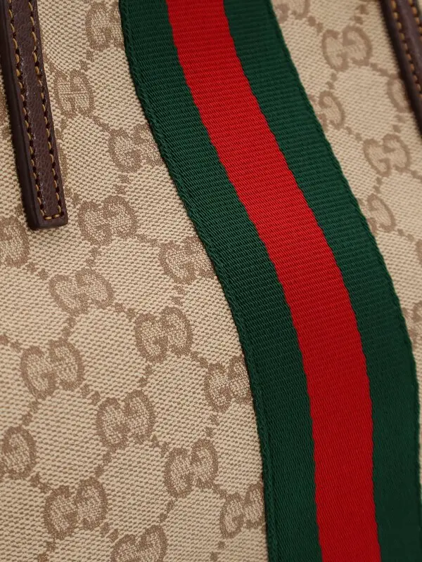 Gucci Gg Fabric Shopping Bag - Beige