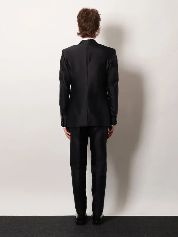 Dolce & Gabbana Sicilia Light Silk Shantung Suit - Black