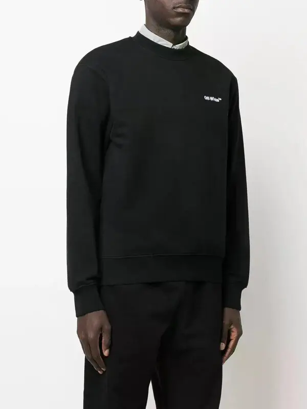 Off-White Helvetica Logo Sweatshirt