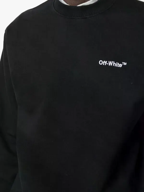 Off-White Helvetica Logo Sweatshirt