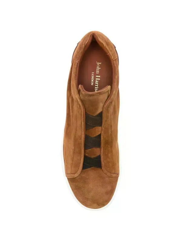 JOHN HARRISON Suede Slip-on Sneakers