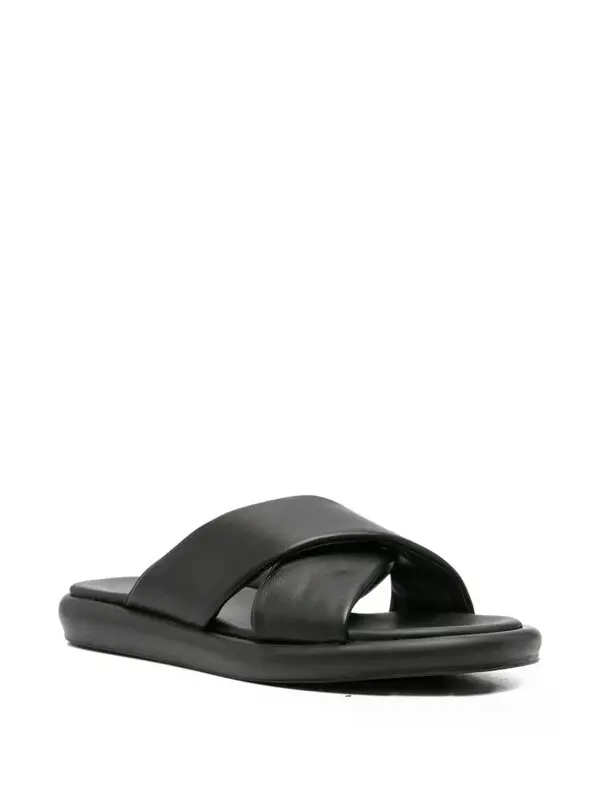 JOHN HARRISON Criss-cross Strap Sandals